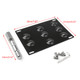 Front Bumper Tow Hook License Plate Mounting Bracket Holder For Mazda3 ...