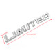 LIMITED Decal Badge Emblem Sticker Fender Car Metal Side Universal ...
