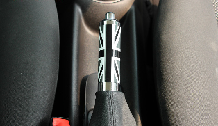 Mini Cooper Black Union Jack Handle Hand Brake Emergency Cover Trim ...
