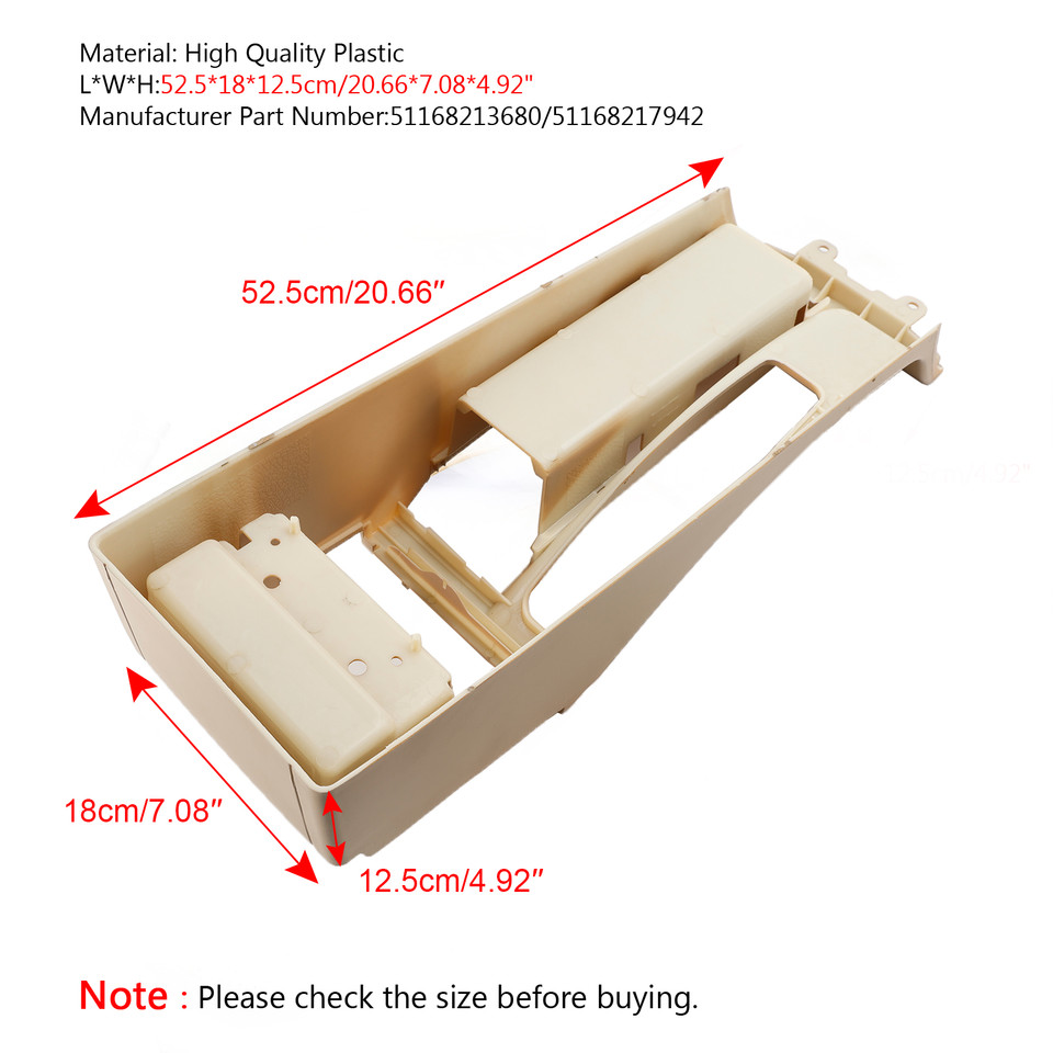 Center Console Armrest Trim Base For BMW E46 325i 328i 330i M3 305 2002 ...