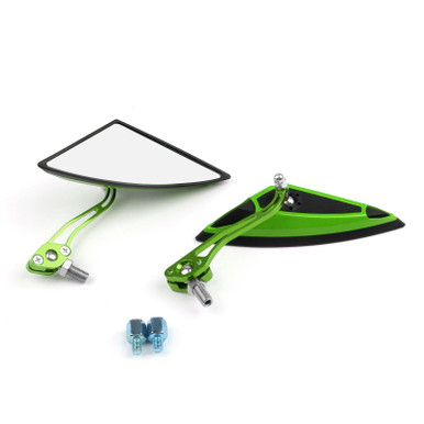 Motorcycle Scooter Side Rear View Mirrors Modification Mirror 8mm 10mm ...