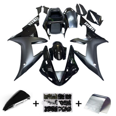 2002-2003 Yamaha YZF-R1 Amotopart Fairings Contrast Black R1 Racing ...