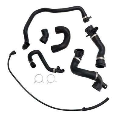 Radiator Coolant Water Hose Pipe Kit (7 Hoses) For BMW E90 128i 328i ...