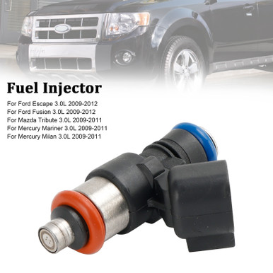 1PCS Fuel Injector 0280158189 Fit Ford Escape Fusion Fit Mazda 3.0L V6 ...