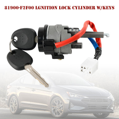 Ignition Lock Cylinder with Keys for Hyundai Elantra 2016-2020 (81900 ...