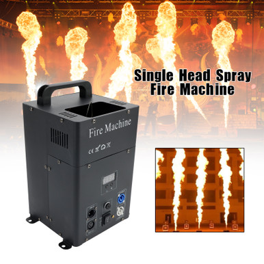 Single Head Spray Fire Machine For Stage Performance DMX Flame Thrower ...