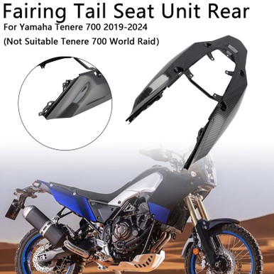 2019-2024 Yamaha Tenere 700 Fairing Tail Seat Unit Rear Carbon Generic ...