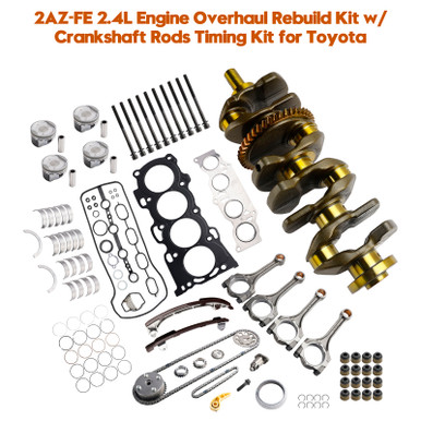 2005-2015 Scion tC xB 2.4L Engine Overhaul Rebuild Kit w/ Crankshaft ...