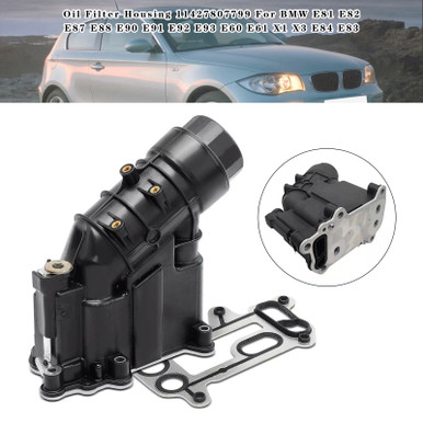 2004-2015 BMW 1 3 5 X1 X3 Series Oil Filter Housing Adapter 11427807799 ...