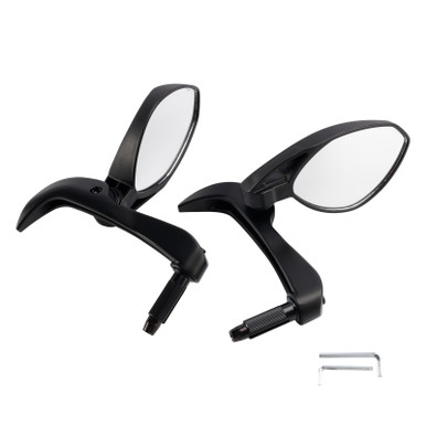 Bar End Mirror Set 18-22 mm Handlebar Motorcycle Handguard Mirrors ...