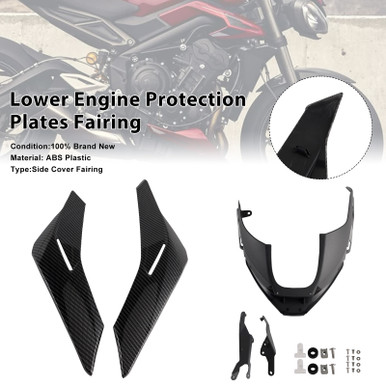 2023-2025 Triumph Street Triple 765 R/RS Lower Engine Protection Plates ...