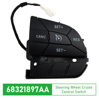 2014-2024 Jeep Cherokee Steering Wheel Cruise Control Switch 68321897AA ...