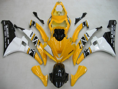 2006-2007 Yamaha YZF-R6 Yellow White Black Motul R6 Racing Amotopart ...