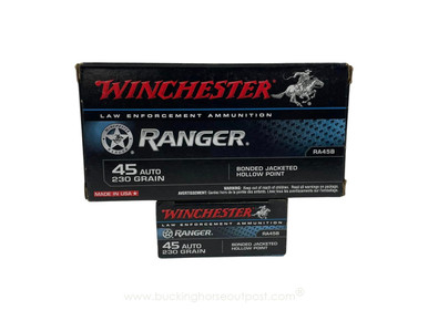 Winchester Ammunition Ranger .45 Auto 230 Grain Bonded Jacketed Hollow ...