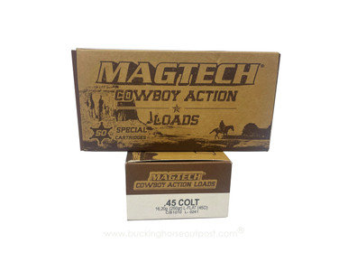Magtech Cowboy Action Loads .45 Colt 250 Grain Lead Flat Nose 50rds Per ...
