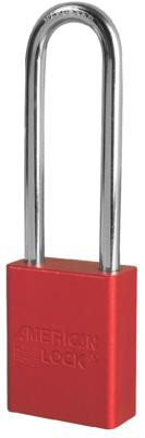 AMERICAN Lock Aluminum Safety Padlock A1107RED KD