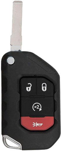 ILCO Jeep Key Fob FLIP-JEEP-4B1