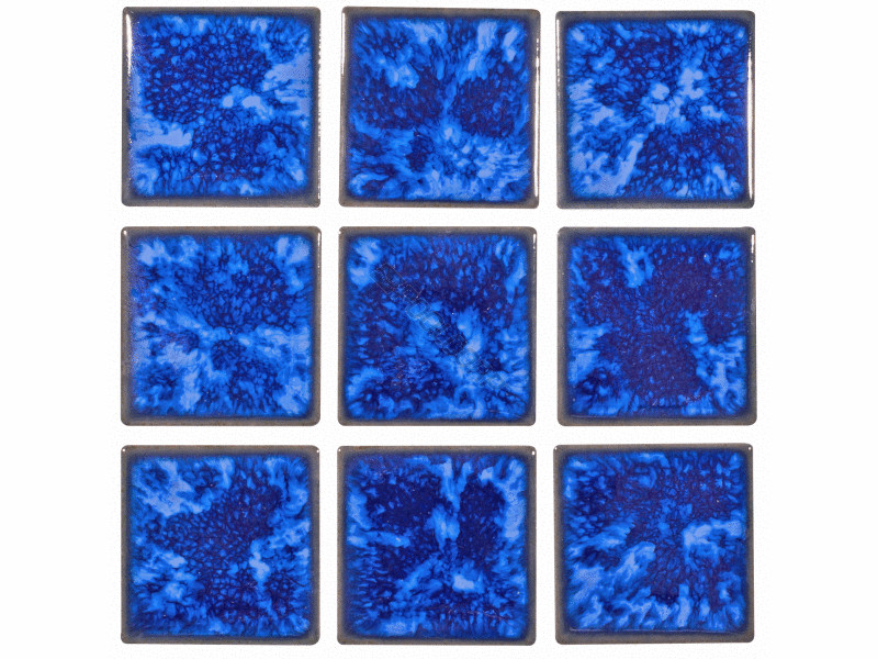 National Pool Tile 2x2 Glazed Lake Blue 2x2