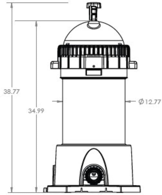 Aquastar Pipeline Filter for 27,000 gal Pool