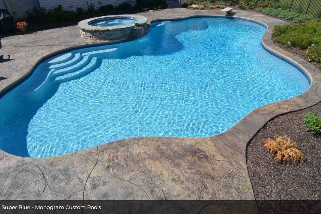 Swimming Pool Finish Super Blue By DG Pool Supply