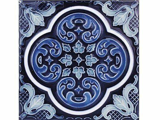 National Pool Tile Cobalt 6x6 Mud Bullnose