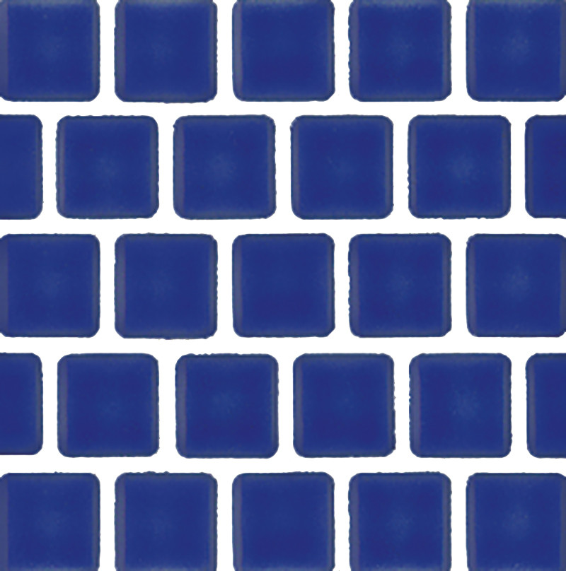 National Pool Tile 2x6 Solids Mud Cap Cobalt Blue