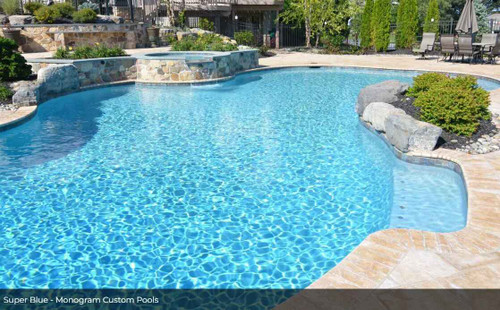 Swimming Pool Finish Super Blue By DG Pool Supply