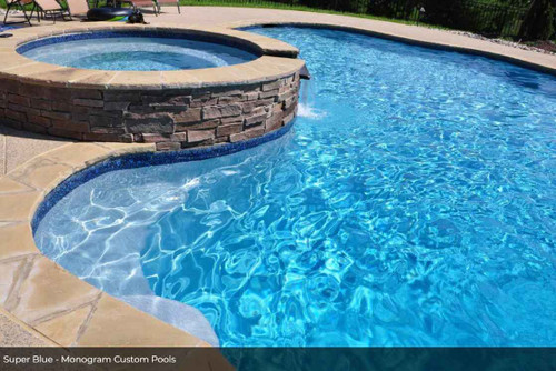 Swimming Pool Finish Super Blue By DG Pool Supply