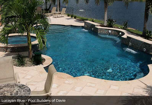 Swimming pool Finish Lucayan Blue By DG Pool Supply