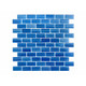 National Pool Tile Escapade Blue 1x2 By DG Pool Supply