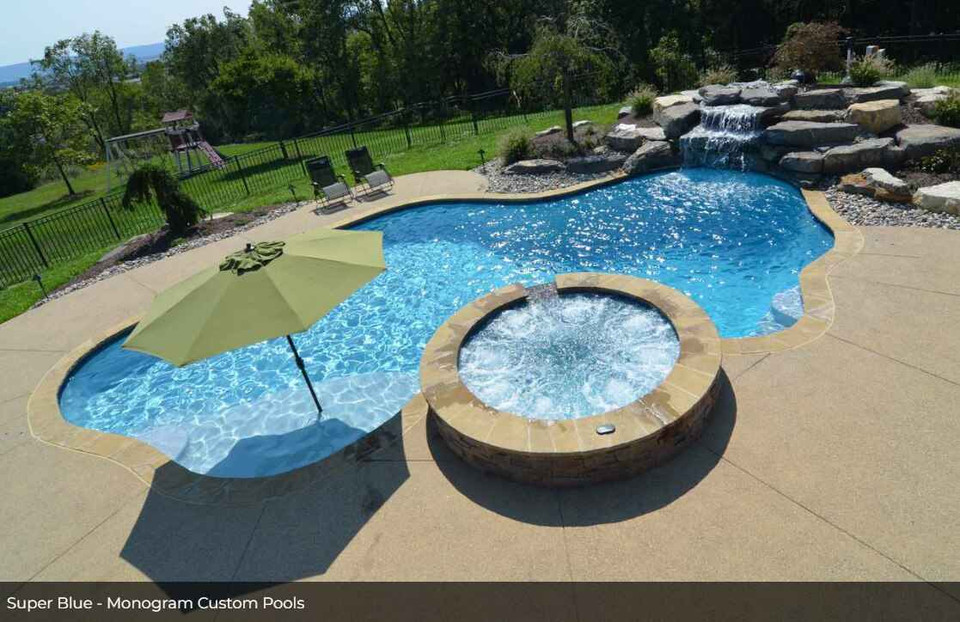 Swimming Pool Finish Super Blue By DG Pool Supply