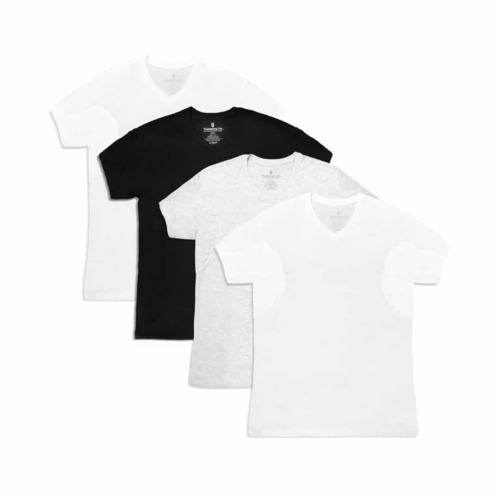 Men’s Original Fit Deep V-neck T-Shirt Pack | Thompson Tee