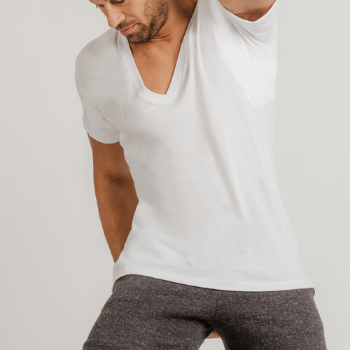 Men’s Original Fit Deep V-neck T-Shirt Pack | Thompson Tee