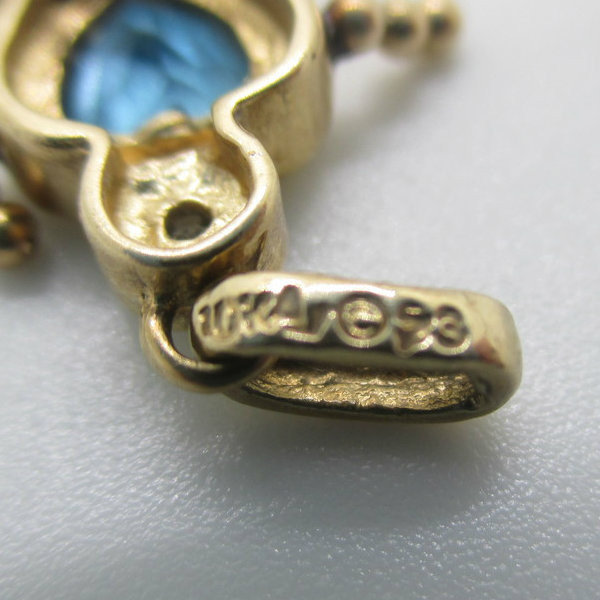 14k Yellow Gold December Heart Kid Boy Charm