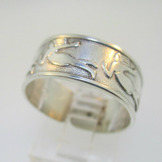 Sterling Silver Goddess Expandable Ring Size 8