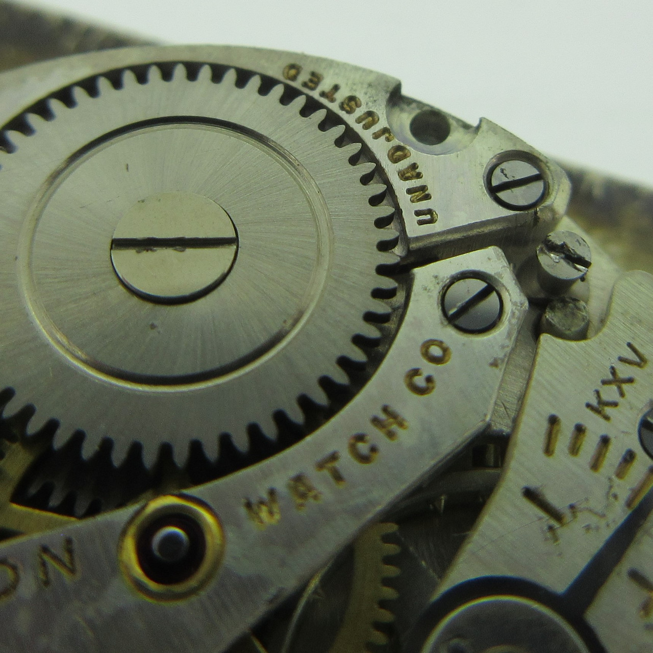 Vintage Emerson Watch Co. Swiss 17J Gold Tone Watch Parts (B13298)