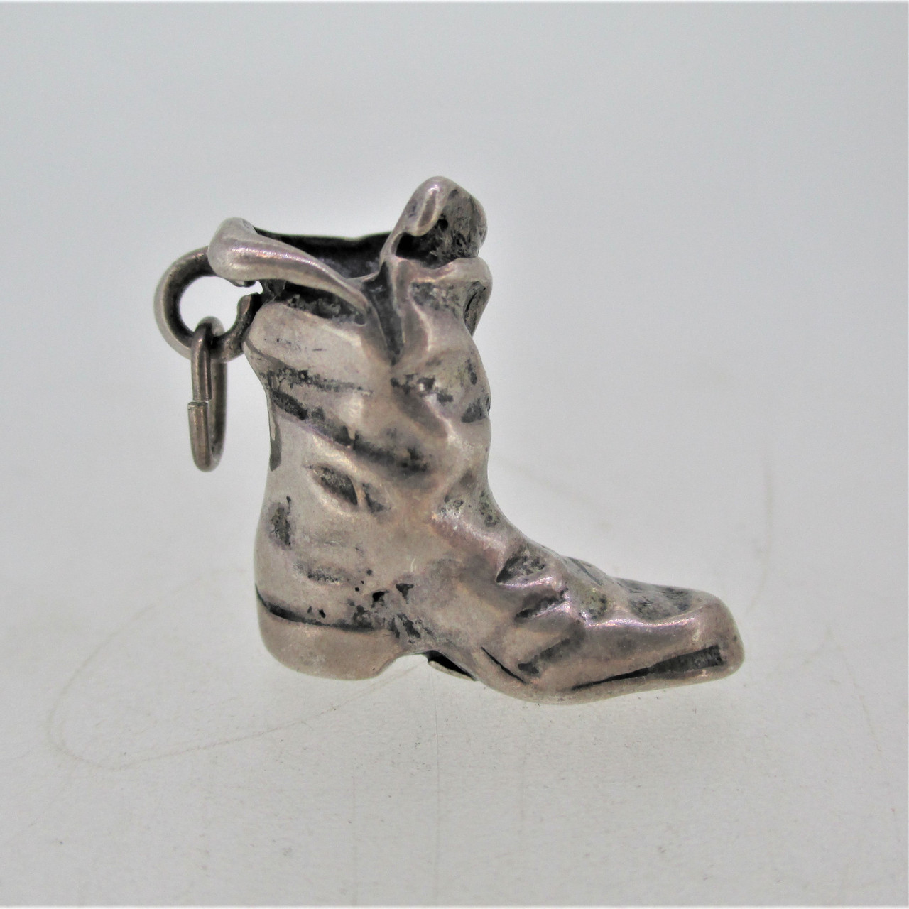 Sterling Silver Boot Pendant