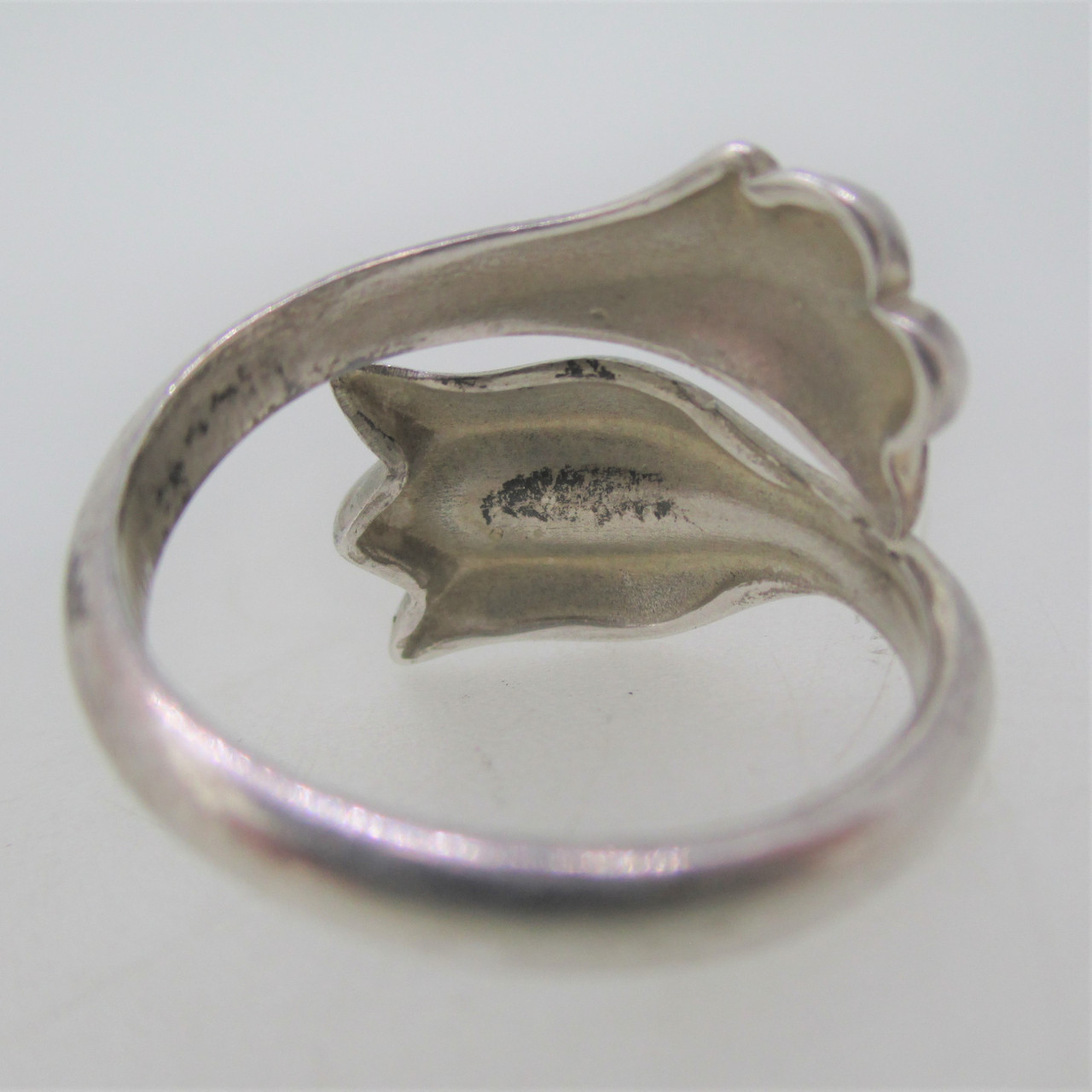 Sterling Silver Avon Adjustable Ring with Flower Design