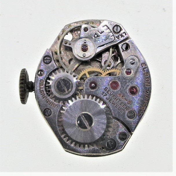Vintage Elbon 46-8 17j wristwatch movement in working order