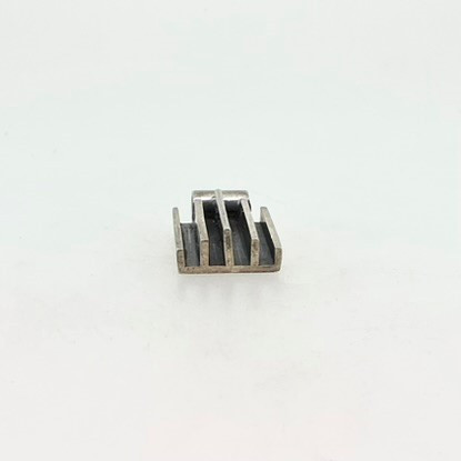 Sterling Silver Rectangle 3D Line Pendant