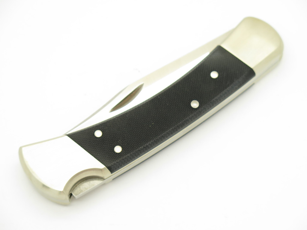 Buck 110 BKSNS1 Anvil S30V Nickel Silver Black G10 Folding Hunter ...