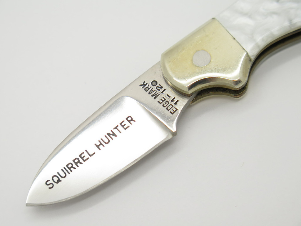 Vintage Edge Mark Explorer 120 Seki Japan Squirrel Hunter AUS8A Folding ...