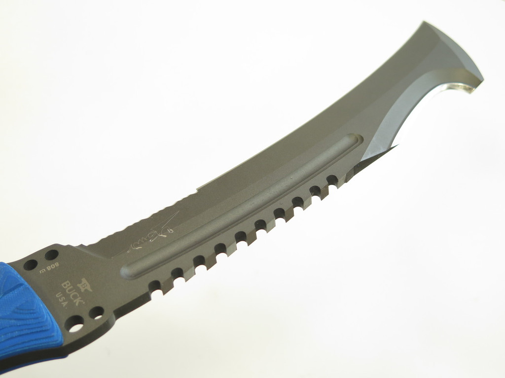CJ Buck Signature 808 Talon FMC 5160 Fixed Blade Survival Tactical Bowe ...
