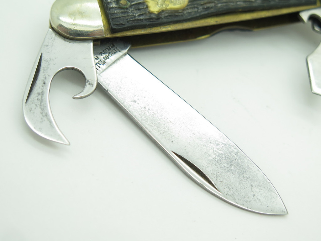 Vtg Imperial Prov 1956-1988 Folding Camp Boy Scout Pocket Knife Bottle ...