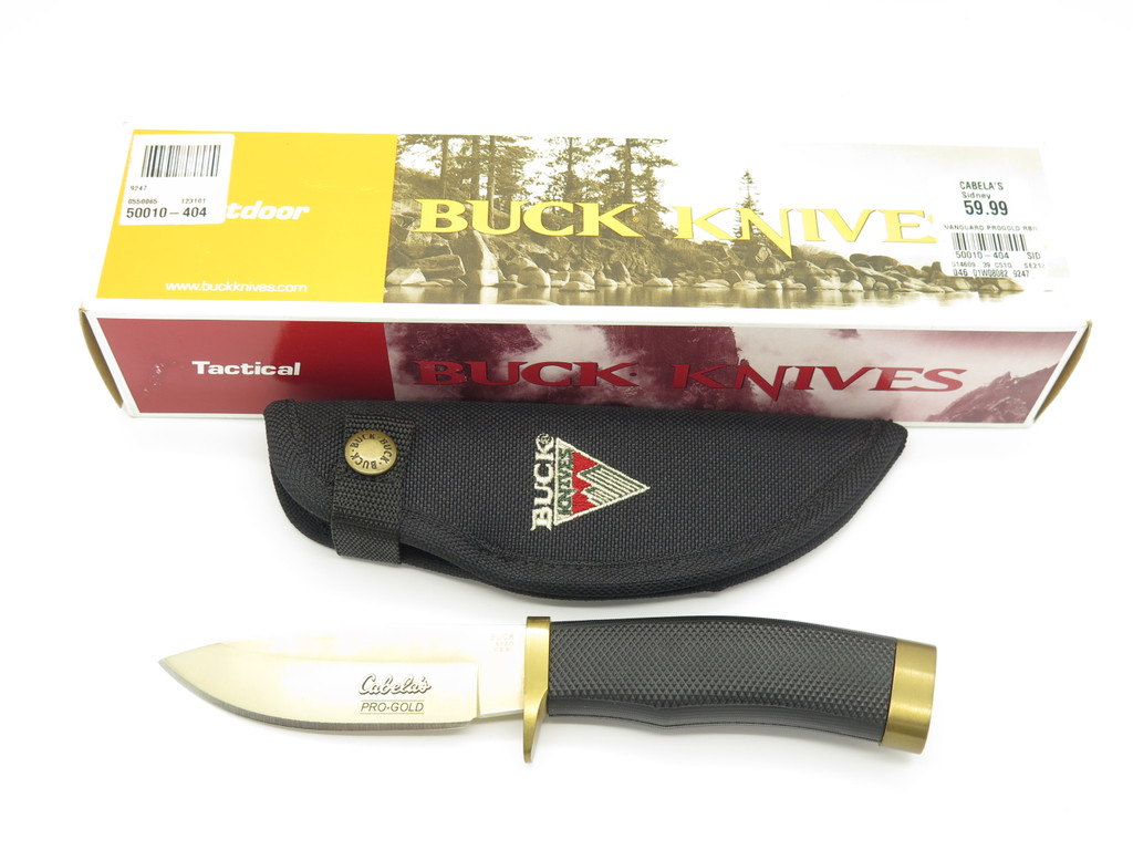 1997 Buck 692 192 Cabelas Pro Gold Titanium Ion Buckcote Fixed Hunting ...