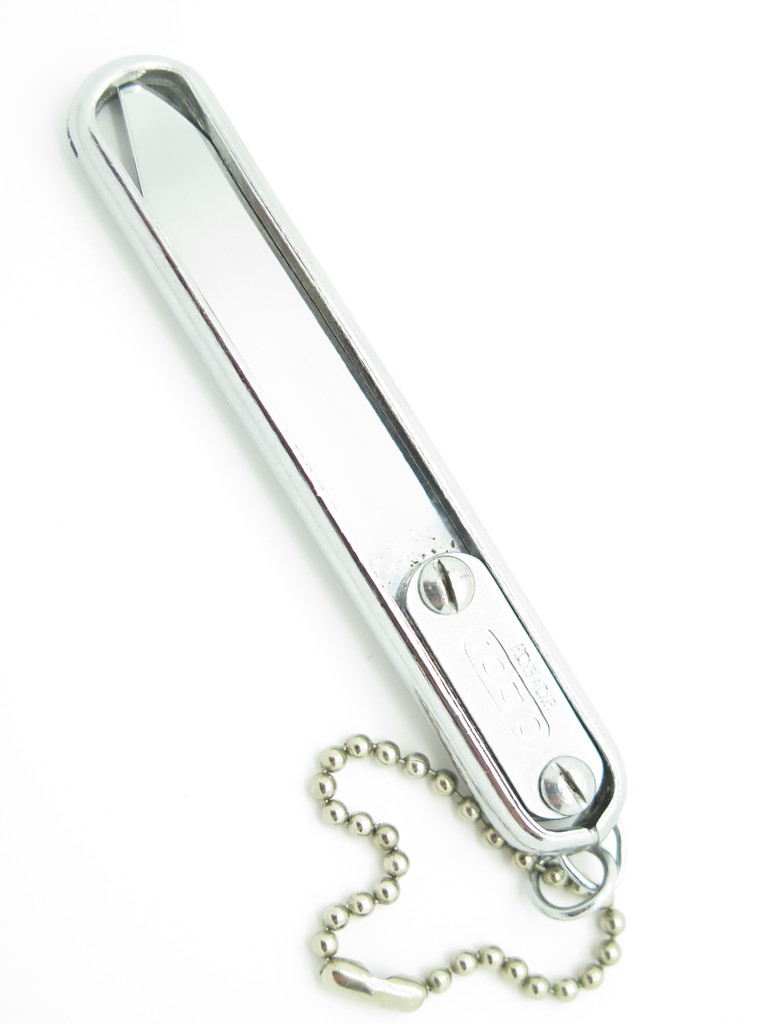 Vintage NOS 1950 Hong Kong Utility Razor Small Stainless Pocket Key ...