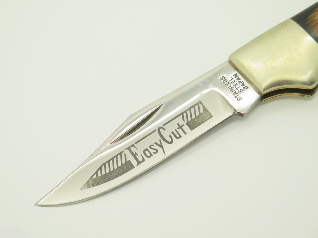 Vintage 1980s Easy Cut TC-2 Seizo Imai Seki Japan 4" Wood Folding Knife ...