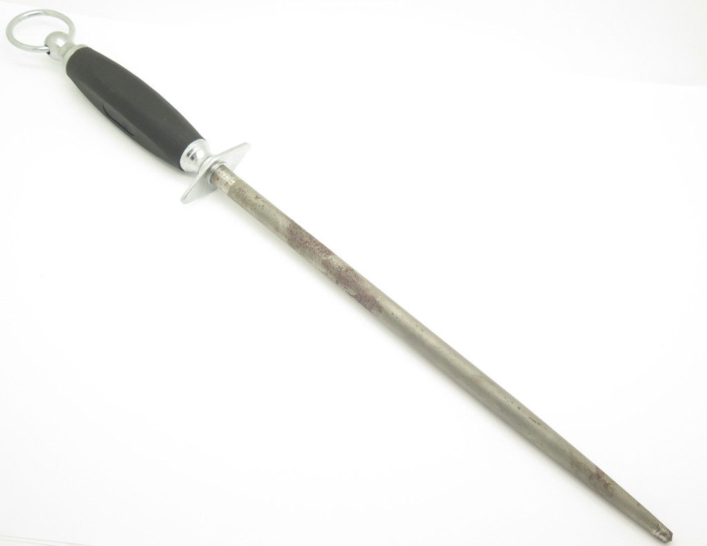 Vtg Japan Steel Sharpening Rod 11.75 Hunting Cutlery Kitchen Knife ...