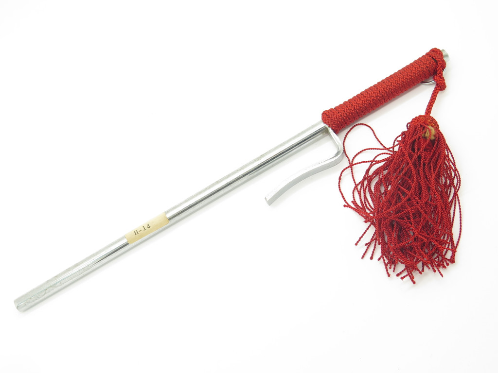 Vintage Seki Japan Red 10.75" Jitte Jutti Edo Katana Japanese Samurai ...