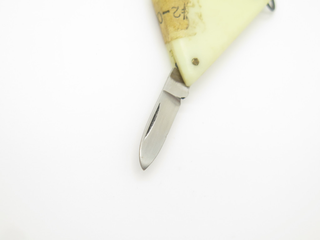 Vintage '70s Prototype Seki Japan Miniature White Folding Triangle ...